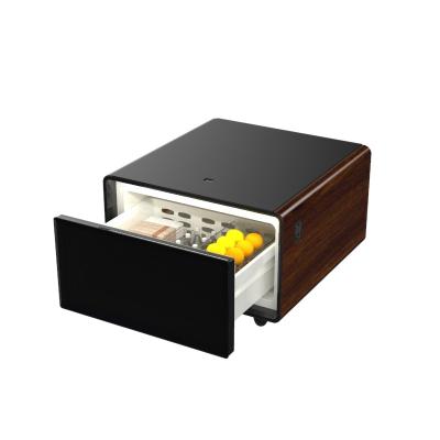 Cina Consumo di energia 0,32KWh/24h Smart Coffee Table con touch screen e frigorifero in vendita