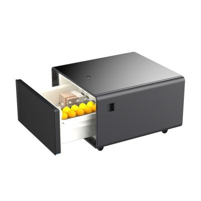 Cina Refrigeratore da tavolo con ricarica wireless per trucco e prodotti di bellezza in nero in vendita
