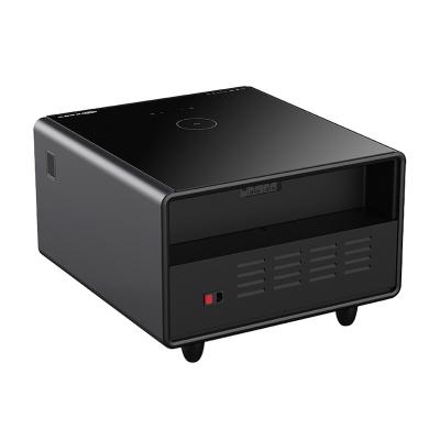 Cina Refrigeratore da tavolo con ricarica wireless per trucco e prodotti di bellezza in nero in vendita