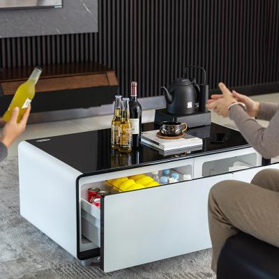 China 2024 Slimme meubels Elektriciteitsverbruik van 0,42 kWh/24h Koffietafel met gehard glas Te koop