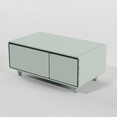 China Mini Refrigerador Centro Mesa de café de luxo vidro temperado para sala de estar e garagem à venda