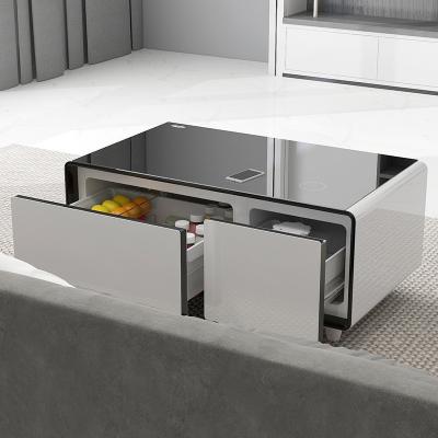 Chine Meubles de maison intelligents Table à café pliable avec réfrigérateur et recharge sans fil à vendre