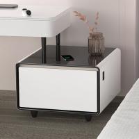 China 65L Capacity Smart Coffee Table Refrigerator with Wireless Charging and Concise Design for sale