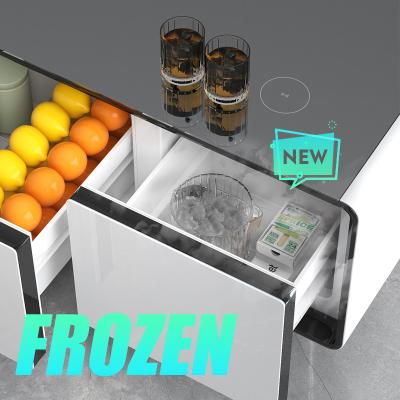 China Frigorífico de carregamento sem fio de mini bar compacto 220V para armário de armazenamento de vinhos e bebidas à venda