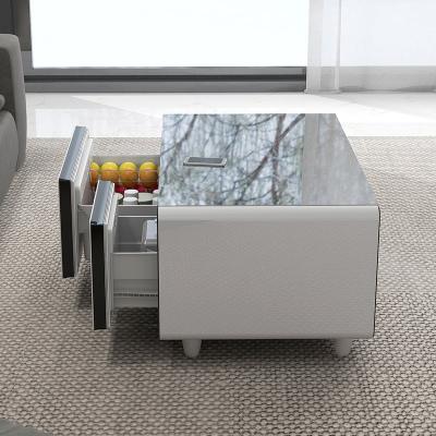 China Multifunctional Smart Coffee Table Side Table Refrigerator for General Home Furniture for sale