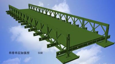 China ZB321 SSR structure , Painted , Bailey Bridge /Steel Bridge-Galvanized for sale
