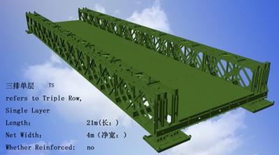 China ZB321 TS structure , Painted , Bailey Bridge /Steel Bridge-Galvanized for sale