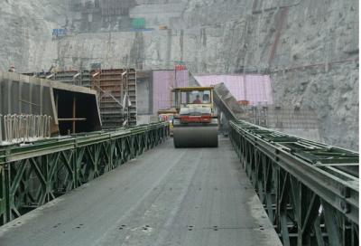 China ZB321 Bailey Bridge /Steel Bridge-Galvanized,Span 9~60m ,HS20 ,HL93 ,HS25 for sale