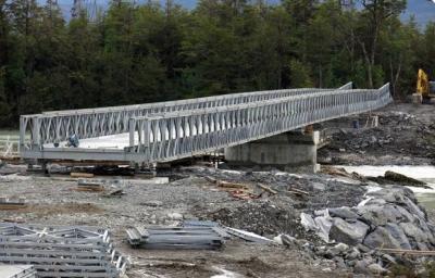 China Single lane 4.2m Bailey Bridge /Steel Bridge,Portable Steel Bridge ,Moudle bridge for sale