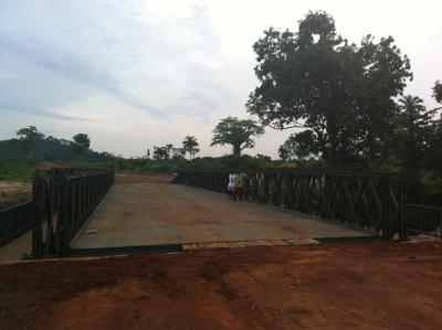China Steel Bailey Bridge Model ZB200 High grade steel with Double Lane,Painted or Galvanized for sale