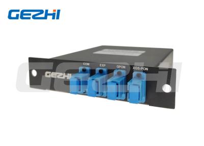 China Single Fiber Coexistence Element GPON + XGS-PON CEx WDM LGX Module SC/UPC Adaptor for sale