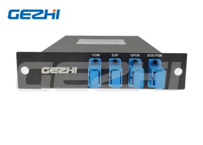 China Single Fiber Coexistence Element GPON + XGS-PON CEx WDM LGX Module SC/UPC Adaptor for sale