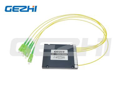 China Módulo del casete de la fibra CWDM MUX de 4CH 1270~1610nm con el adaptador del LC UPC en venta