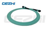 China Low Loss Lc Om3 Patch Cord Customized Lengths With Mpo Connector for sale