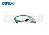 China 3.0mm Simplex Fiber Optic Patch Cord OM3 LC LC Aqua 1m Multimode for sale