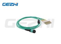 China 3.0mm Simplex Fiber Optic Patch Cord OM3 LC LC Aqua 1m Multimode for sale