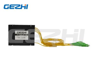 China ABS Cassette Type 1X4 PLC Splitter Module For Fiber To The Point FTTX for sale