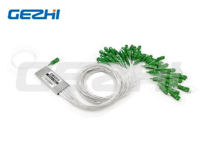 China FTTX 1×64 PLC-Splitter Singlemode Blockloser PLC-Glasfaser-Splitter zu verkaufen