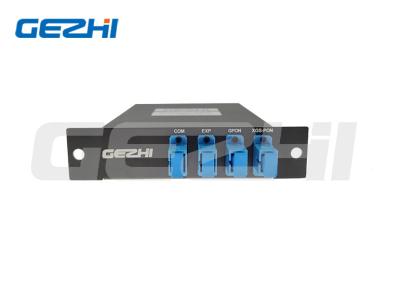 China WDM1R GPON /XGS-PON Filter WDM Multiplexer Cassette for DATA center for sale