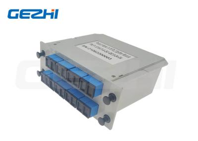 China inserción de la tarjeta del casete de la caja del divisor LGX del PLC de 1260nm 1650nm 1x8 1x16 en venta