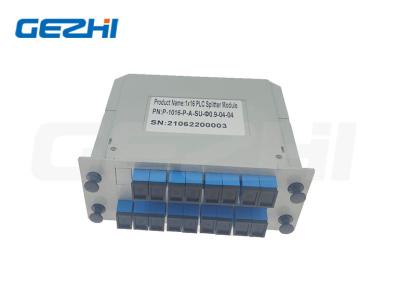 China inserción de la tarjeta del casete de la caja del divisor LGX del PLC de 1260nm 1650nm 1x8 1x16 en venta