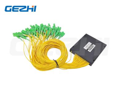 China Teiler-Faser-passive Optikkomponenten PLC-1X64 mit ABS Kassetten-Art zu verkaufen