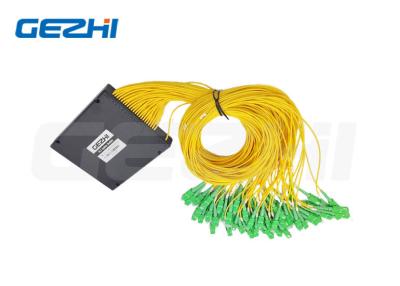 China 1X64 PLC Splitter Fiber Optic Passive Components With ABS Cassette Type for sale