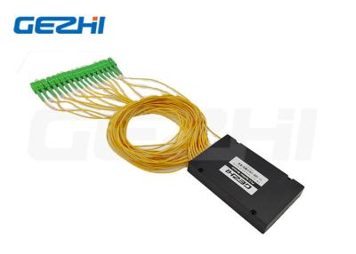 China Tipo divisor del casete del ABS del módulo del divisor 1X16 del PLC de FTTX de la fibra en venta