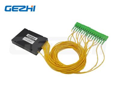 China Tipo divisor del casete del ABS del módulo del divisor 1X16 del PLC de FTTX de la fibra en venta
