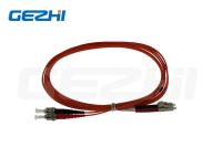 China LC to ST Singlemode Duplex Fiber Optical Patch Cord for Optical Sensor for sale