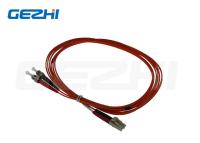 China LC to ST Singlemode Duplex Fiber Optical Patch Cord for Optical Sensor for sale