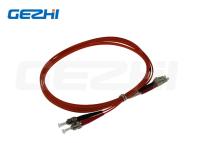 China LC to ST Singlemode Duplex Fiber Optical Patch Cord for Optical Sensor for sale