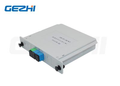 China Passive Components 1x2 1x4 PLC Splitter Cassette Plug-in Module for sale