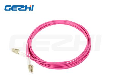 China LC MM 50/125 Duplex LC OM4 Fiber Optical Patch Cord for sale