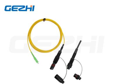 Cina SC 9/125μm cordone di patch impermeabile a fibra ottica simplex in vendita