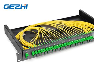 Китай 1x32 порта одномодный волокно PLC разделитель стойки монтаж с соединителем SC / APC продается