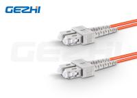 China SC UPC To SC UPC Duplex OM1 Multimode Patch Cord For CATV Network for sale