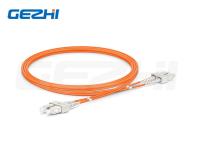 China SC UPC To SC UPC Duplex OM1 Multimode Patch Cord For CATV Network for sale