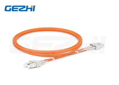 China SC UPC To SC UPC Duplex OM1 Multimode Patch Cord For CATV Network for sale