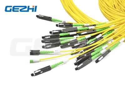 China 24 Cords Fiber G657A1 Pre-Terminated MU To LC Optical Patch Cord for FTTX for sale