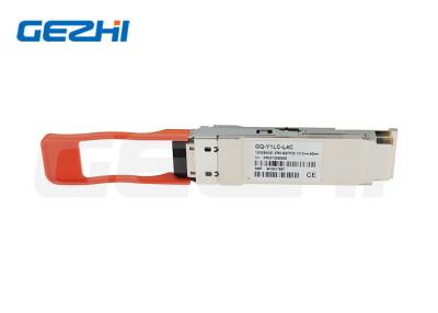 China LR ER CWDW 100G QSFP28 Transceiver 1310nm 10km 20km 40km Optical Transceiver Module for sale
