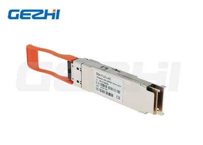 China LR ER CWDW 100G QSFP28 Transceiver 1310nm 10km 20km 40km Optical Transceiver Module for sale