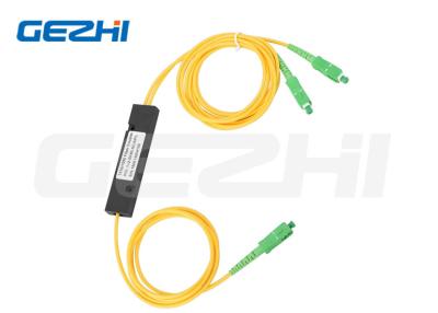 China Separador de fibra óptica OEM, SC/APC de modo único 1x2 separador PLC en venta