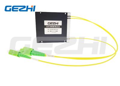 China Single Fiber of Dual Fiber 2CH DWDM Add Drop ROADM module Cwdm Mux Demux module Te koop