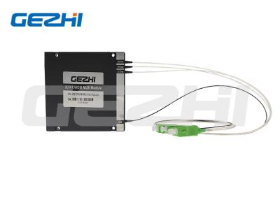 Cina 3CH CWDM Mux Module ABS Box con lunghezza d'onda e connettore personalizzati in vendita