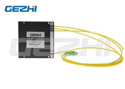 Cina 3CH CWDM Mux Module ABS Box con lunghezza d'onda e connettore personalizzati in vendita