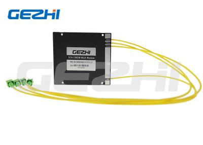 Cina 3CH CWDM Mux Module ABS Box con lunghezza d'onda e connettore personalizzati in vendita