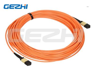 China LSZH Fibra Óptica 24F MPO Fêmea para MPO Fêmea 3.0mm cabo de tronco à venda