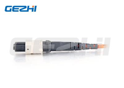 China LSZH Fiber Optic Patch Cord 24F MPO Vrouwelijke naar MPO Vrouwelijke 3,0 mm Trunk Cable Te koop