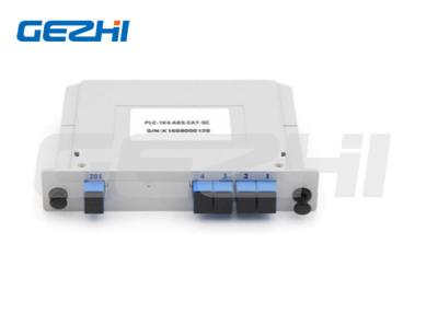 China SC/UPC 1*4 Einfügeltyp Glasfaser-PLC-Splitter mit Betriebswellenlängenbereich 1260~1650 Rücklaufverlust 55 zu verkaufen